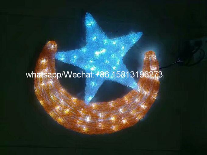 led star and moon lights