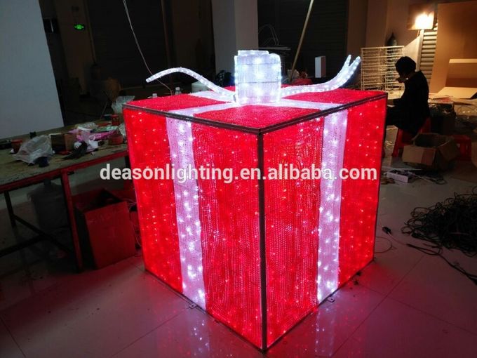 led gift box motif light