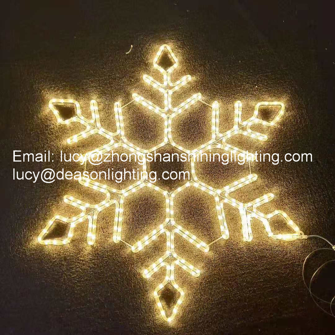 large led lighted snowflakes