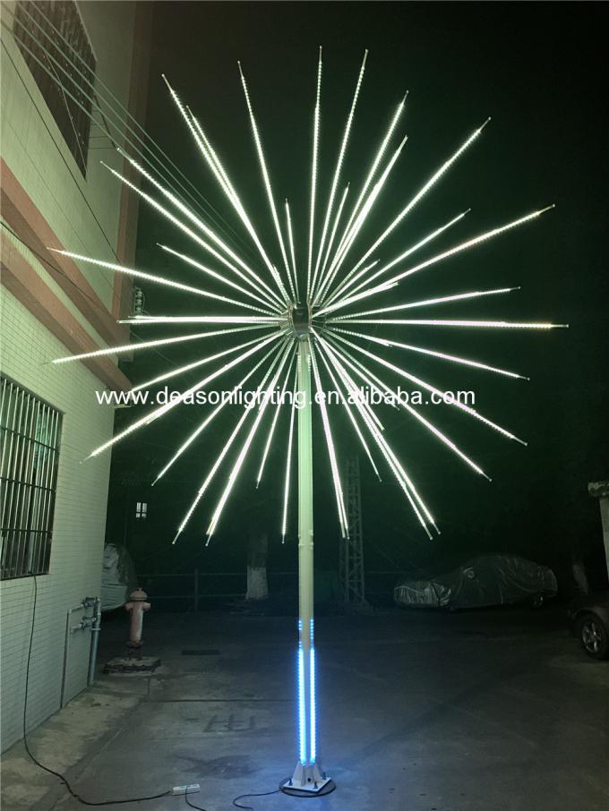 led firework pole lighting